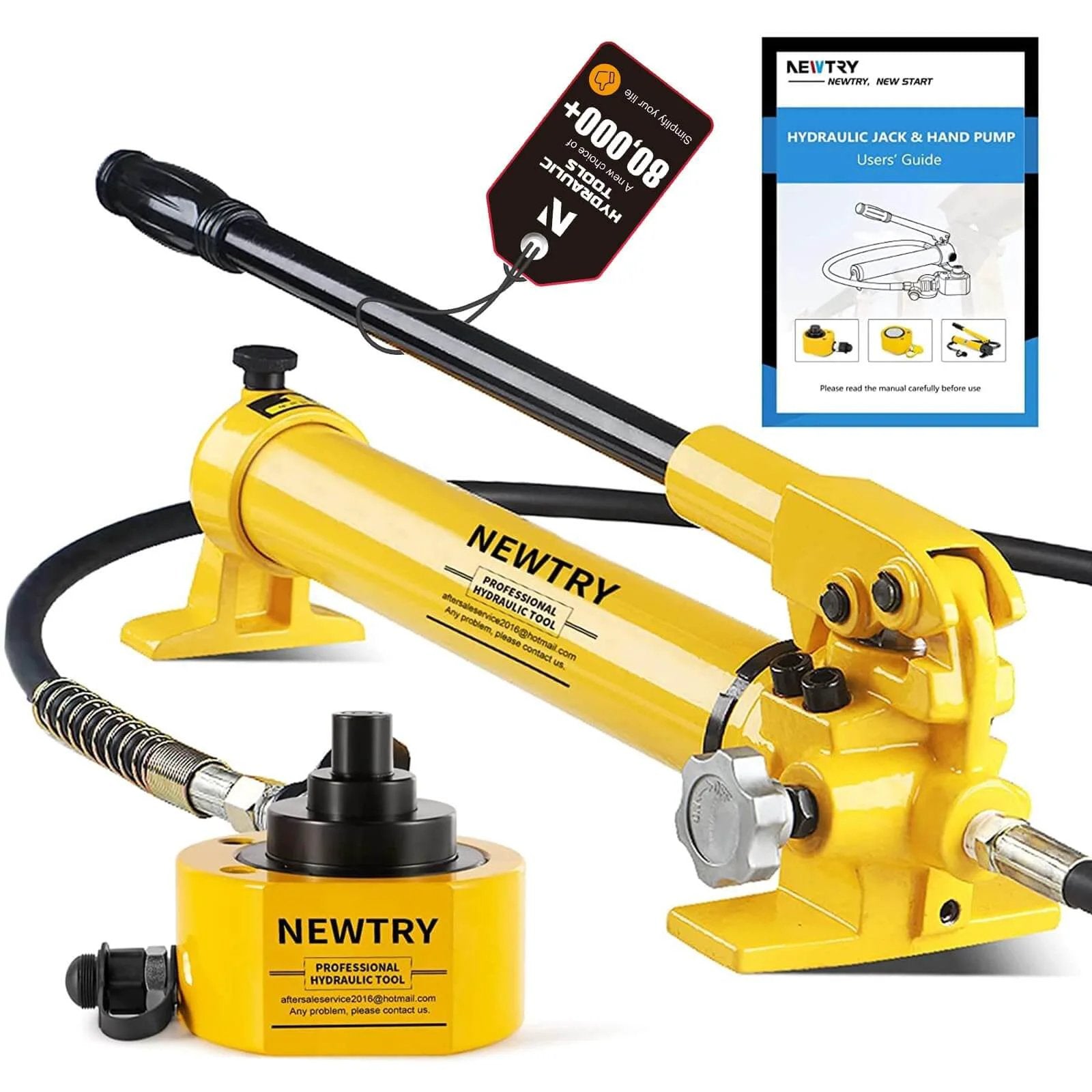 30 ton Low Profile Hydraulic Jack Porta Power Kit + CP...