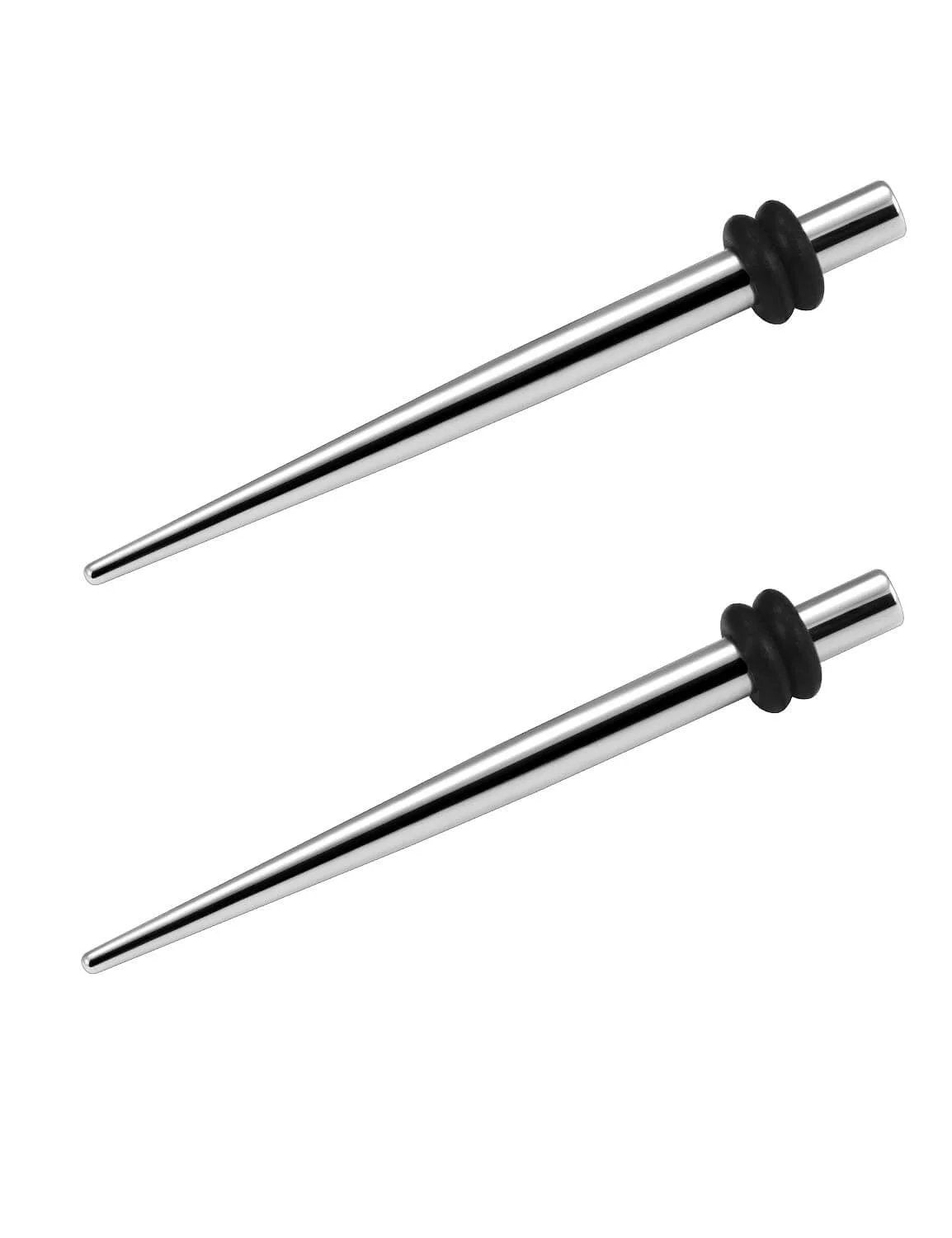 14 gauge ear stretching kit with 316L steel tapers 🍁