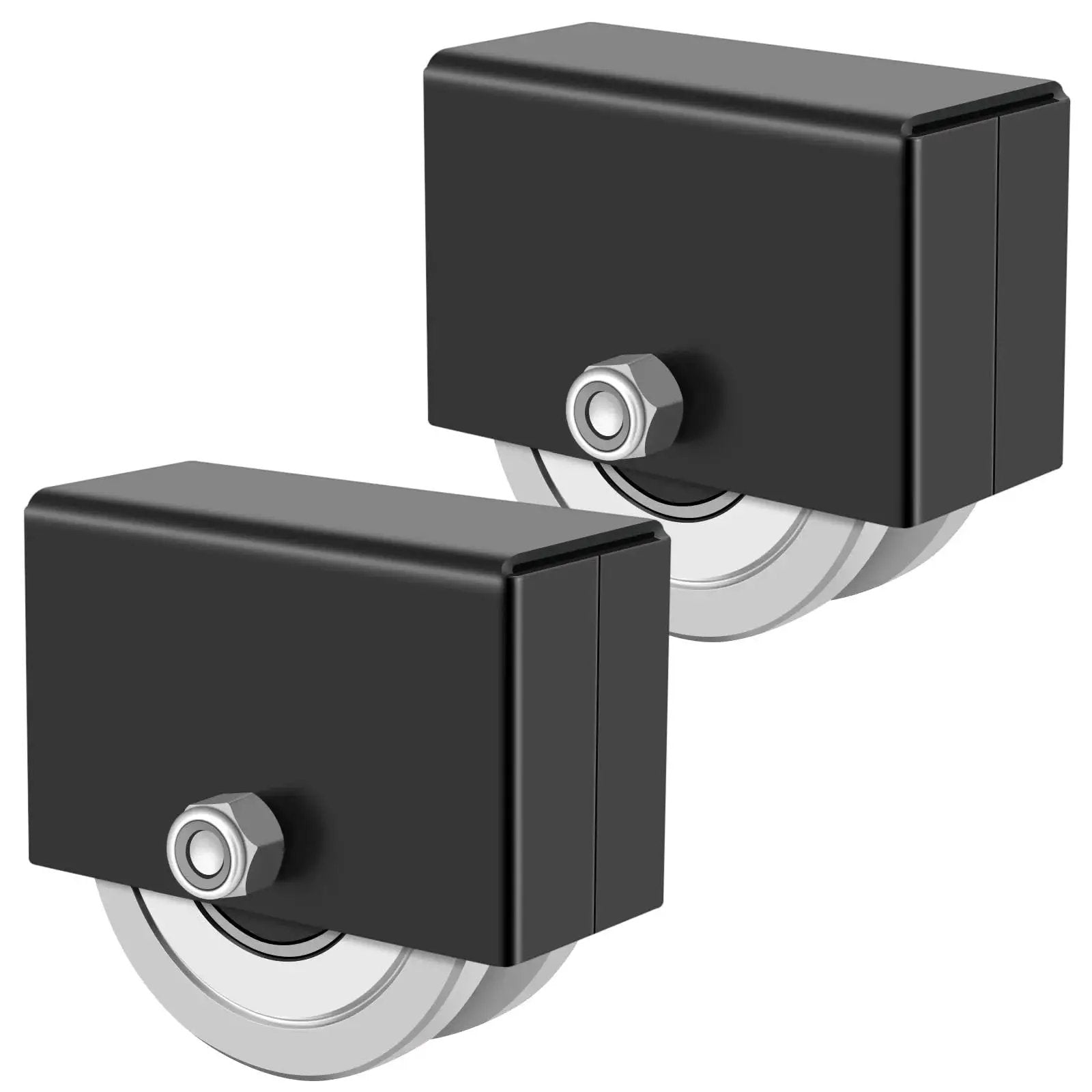 4-Inch V-Groove Gate Wheel Set With Welded Bracket Box...