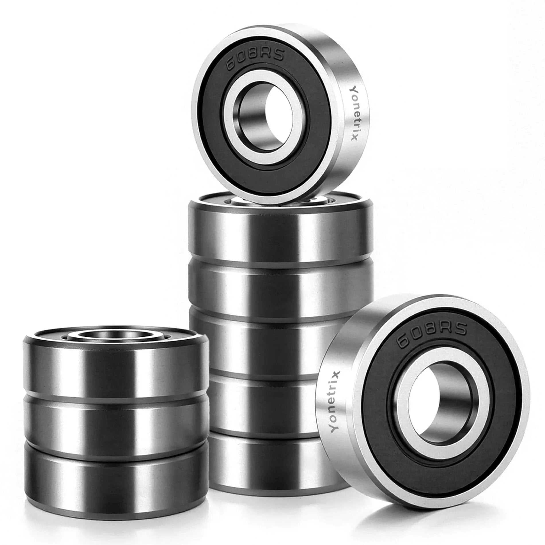 608 2RS Ball Bearings 8x22x7mm Deep Groove Rubber Seal...