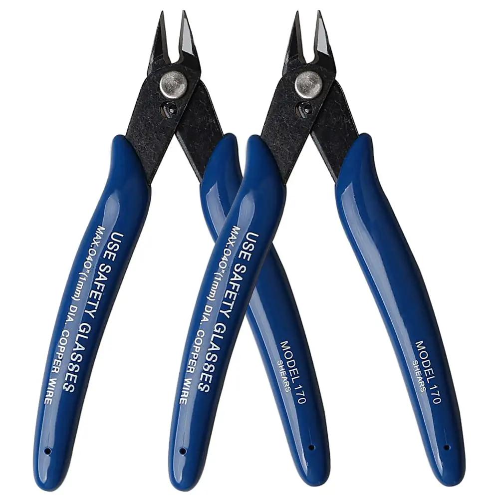 Wire Cutter Set for Electronics - 2 Pc Dark Blue Set 🍁...