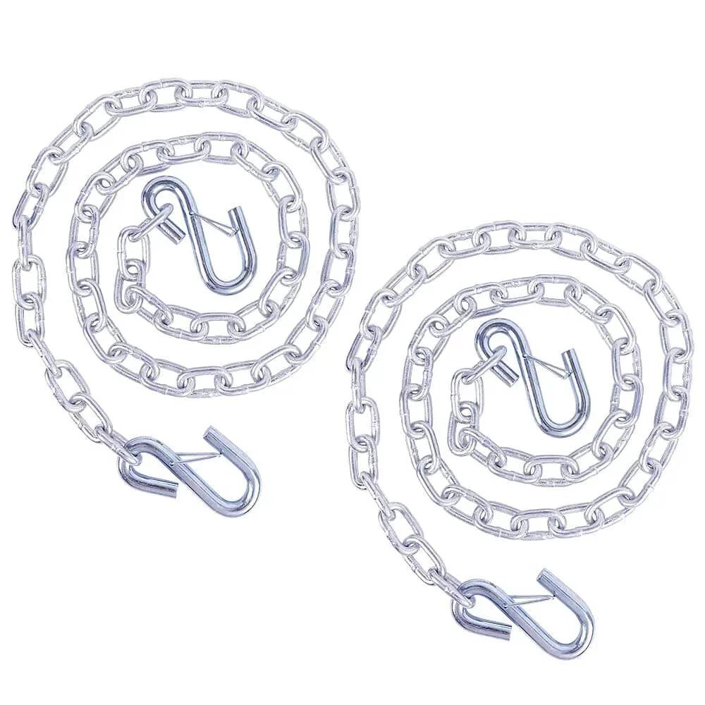 steel trailer safety chains with hooks 3500lb WLL 🍁 &n...