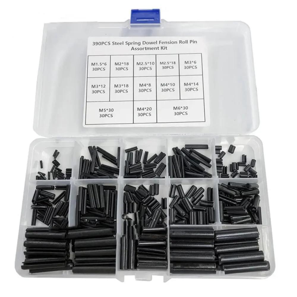 spring steel pin assortment kit - 390 Pieces Available...