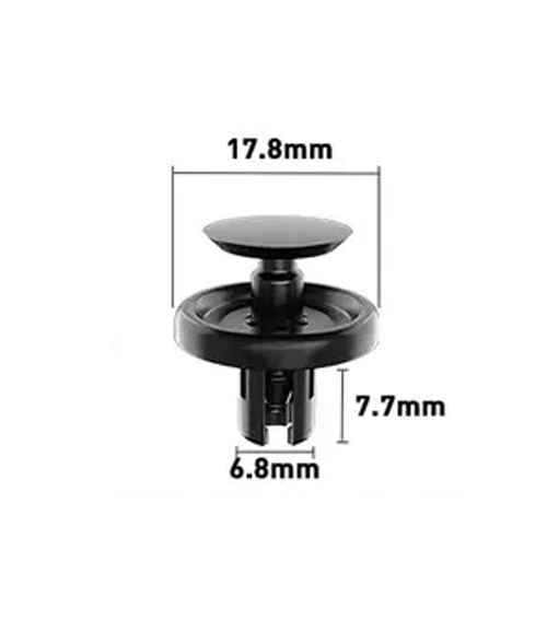 6.8mm Hole Push-in Plastic Rivet Sheet Metal Plugs siz...