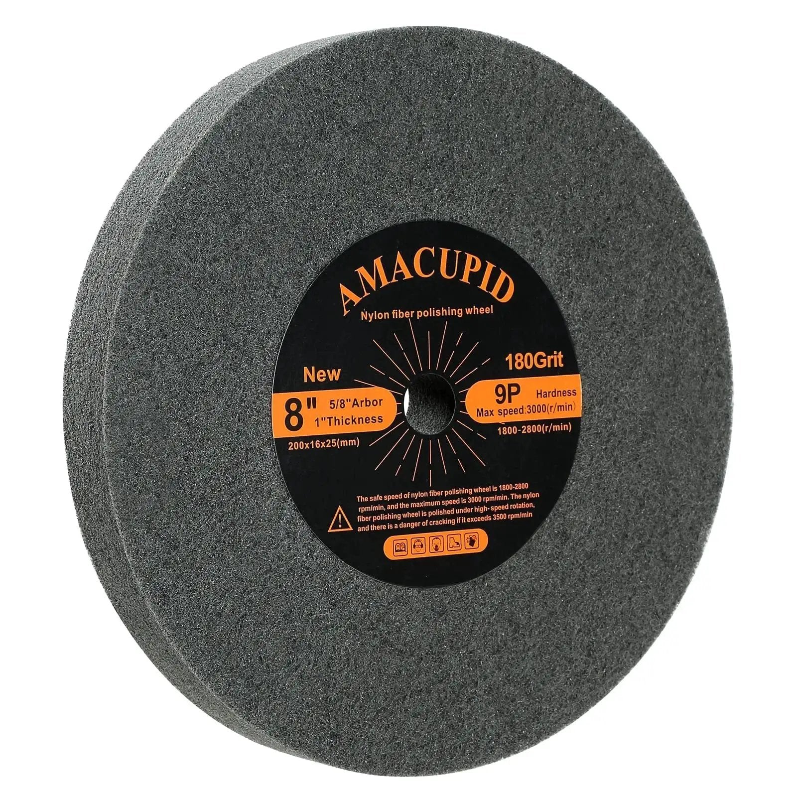 8 inch nylon fiber buffing wheel for polished finishes...
