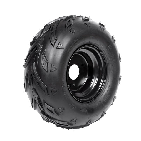 4PCS ATV Go Kart Tires and Rims Tubeless 16X8-7 Inch F...