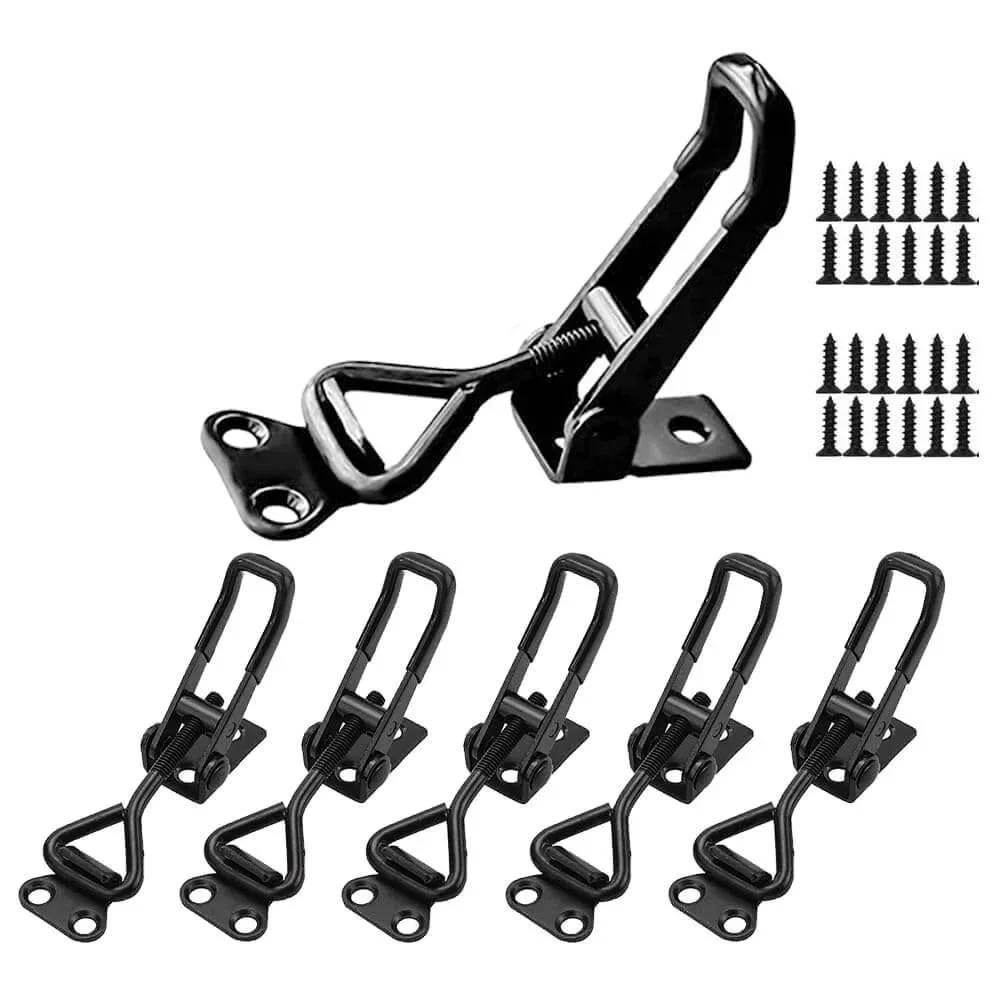 Six Pack Toggle Clamp Latch Set 220 Lbs Capacity Adjus...