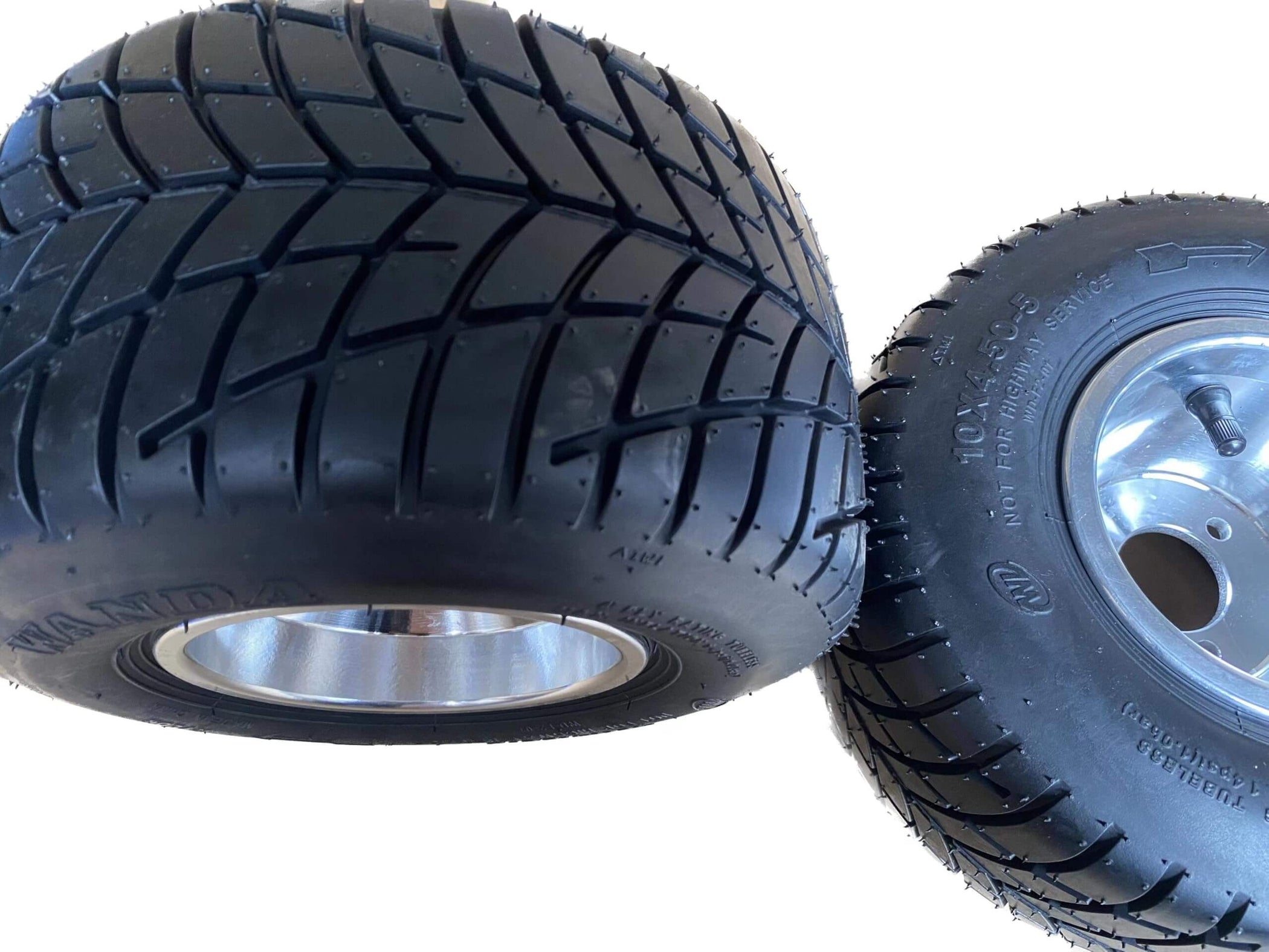 PNEUS ET JANTES AVANT DE GO KART 10''X4,5-5 ...