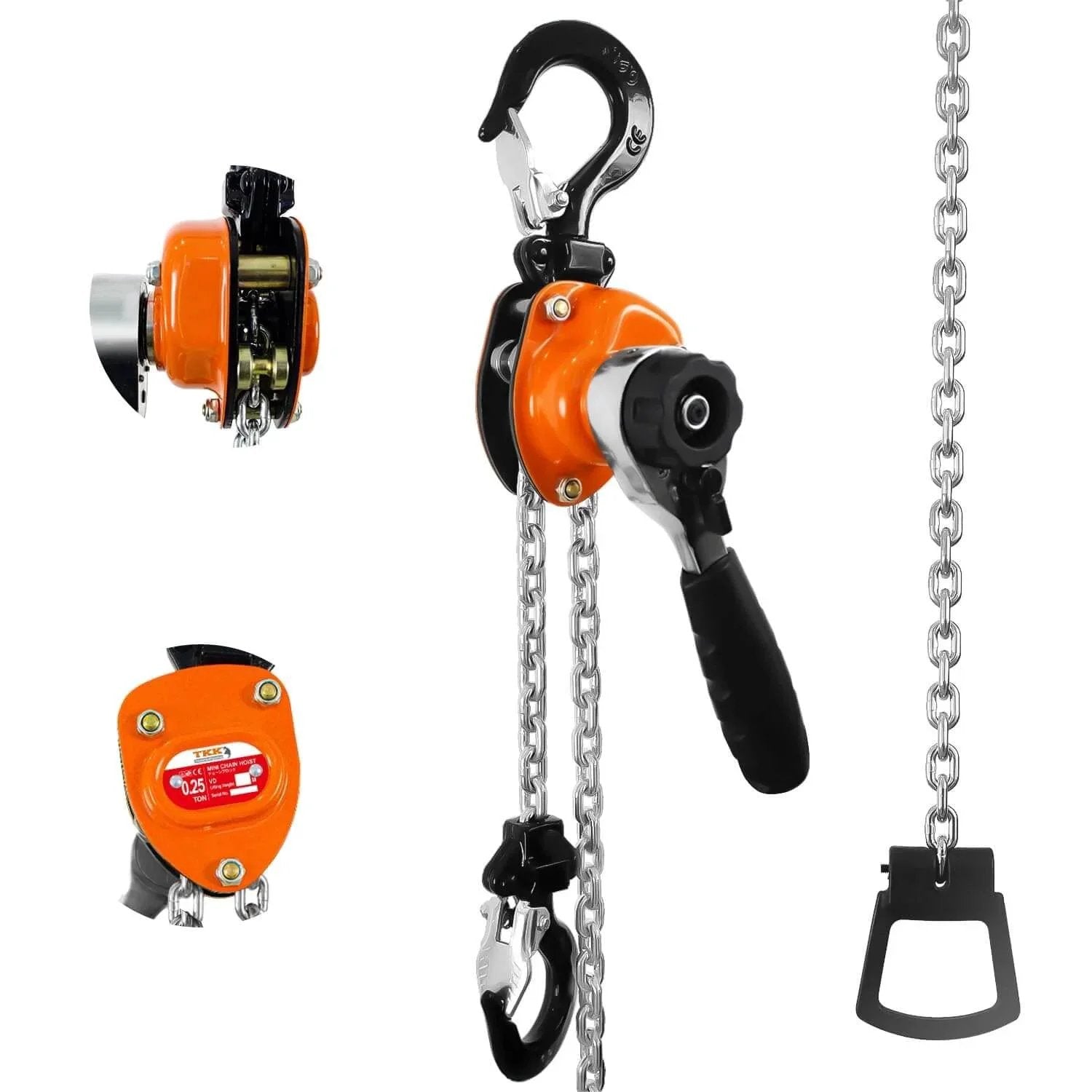 mini lever chain hoist 1/4 ton - Compact & Portabl...