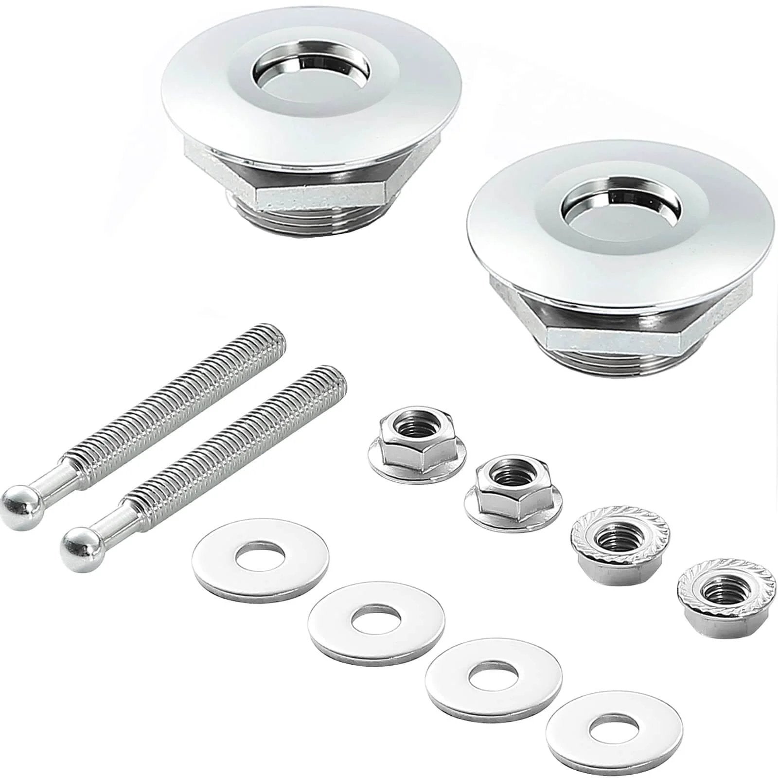 Quick release latch license plate lock clip kit, 1.25 ...