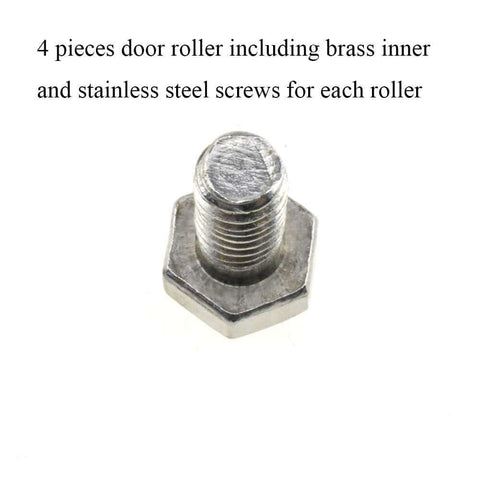 25mm diameter shower door wheels with smooth rolling n...