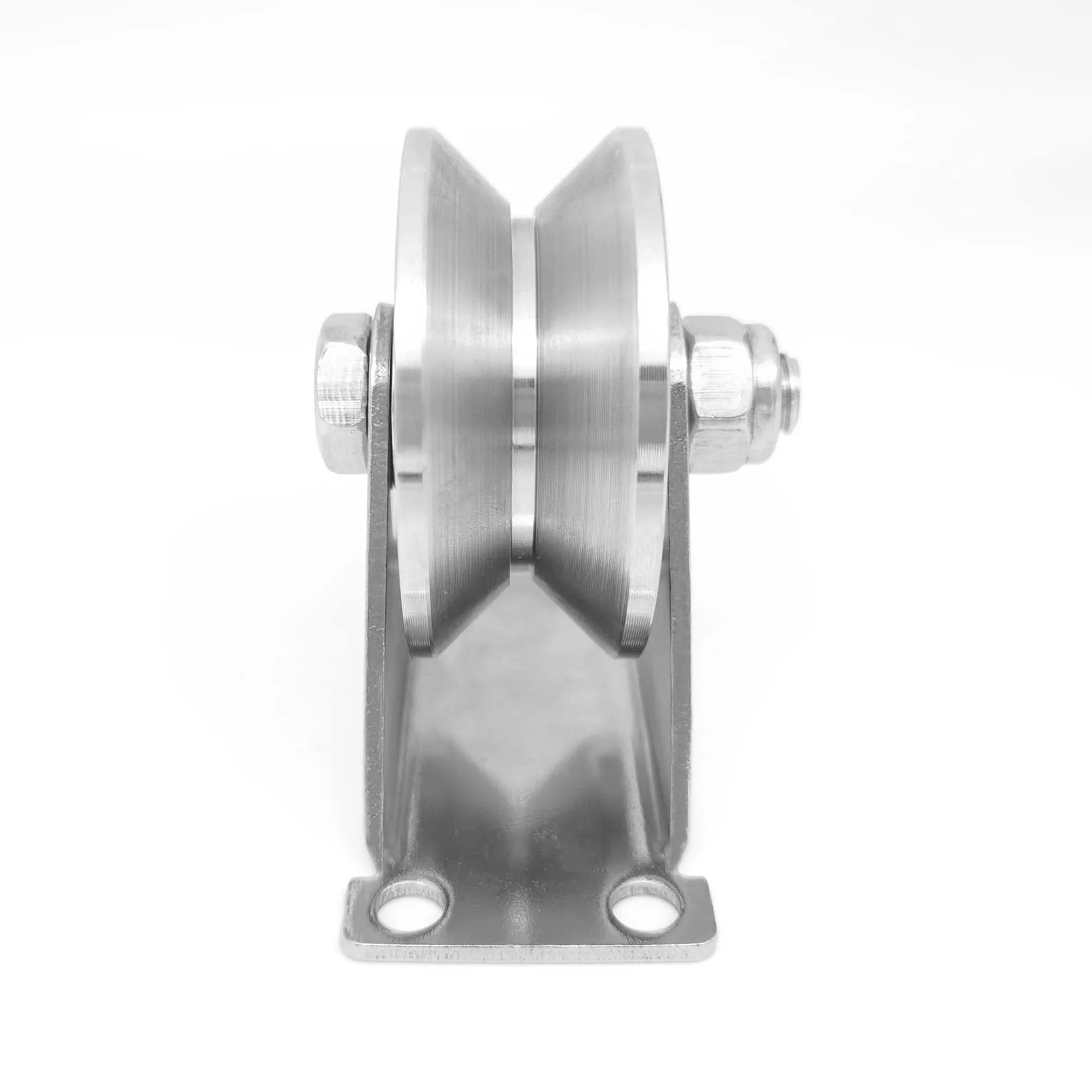 3in Stainless Steel Sliding Gate Wheels V Groove Track...