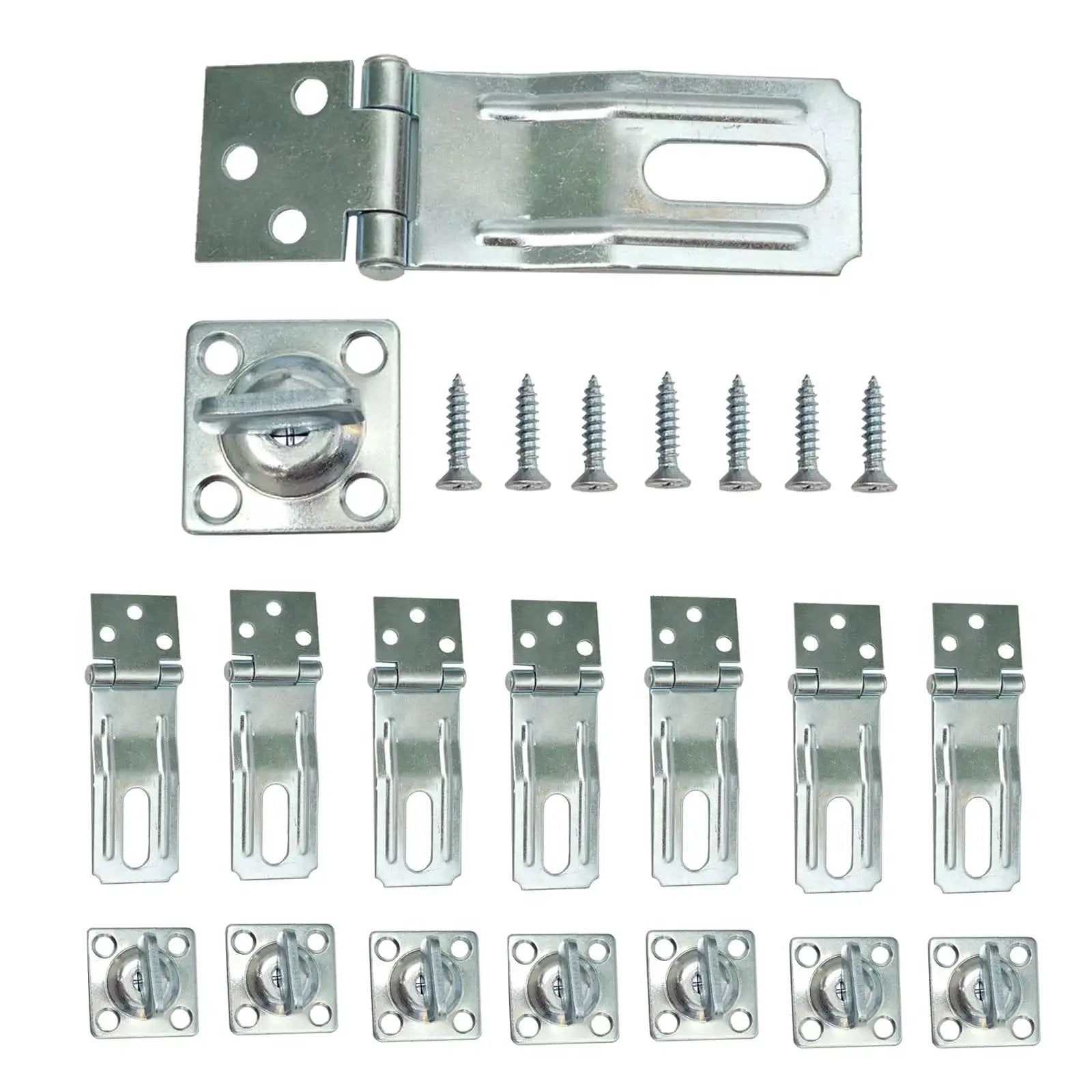 Three And One Half Inch Swivel Safety Hasp Latch With ...